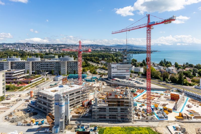 Nouveau centre de production lausannois de la Radio Télévision Suisse ...