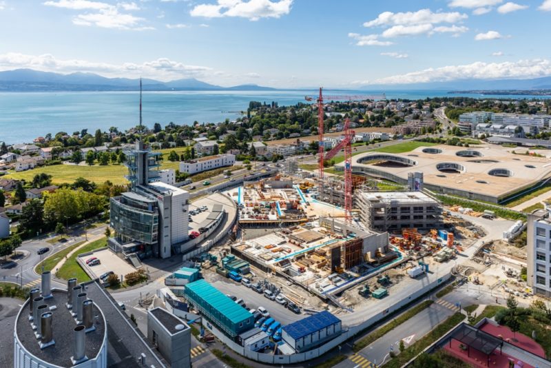 Nouveau centre de production lausannois de la Radio Télévision Suisse ...